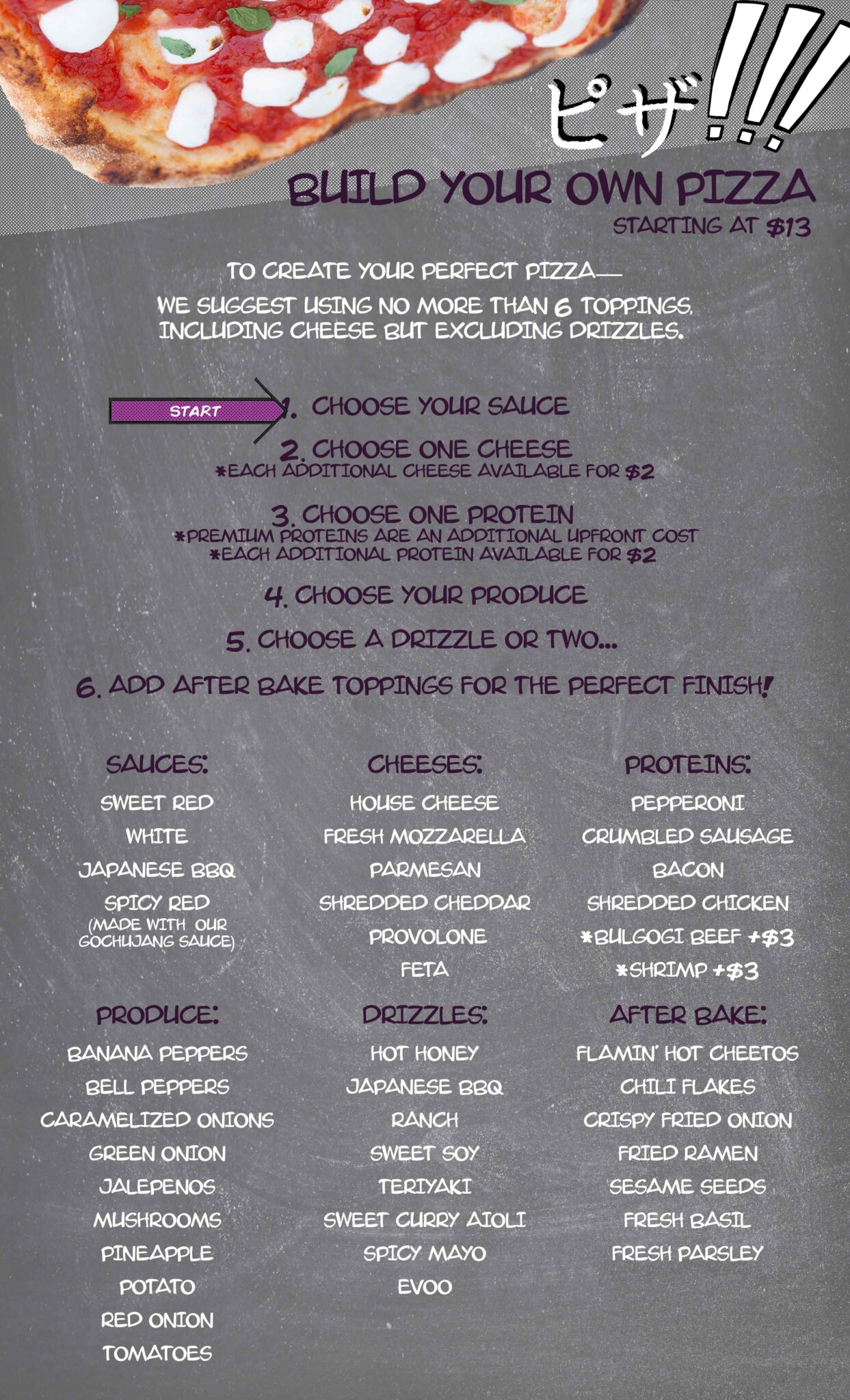 Food Menu - Anime Bar & Restaurant - Izakaya